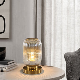 Smoky Crystal Table Lamp – Gramercy Place